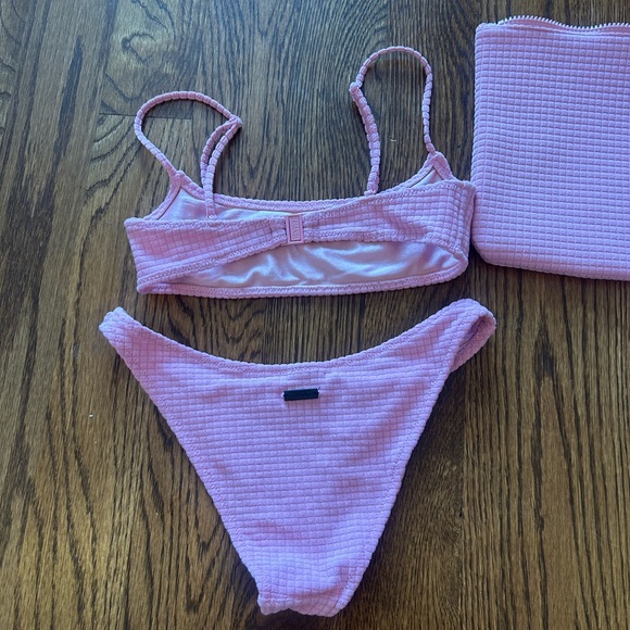triangl swimwear | Swim | Triangl Pink Bikini Set | Poshmark